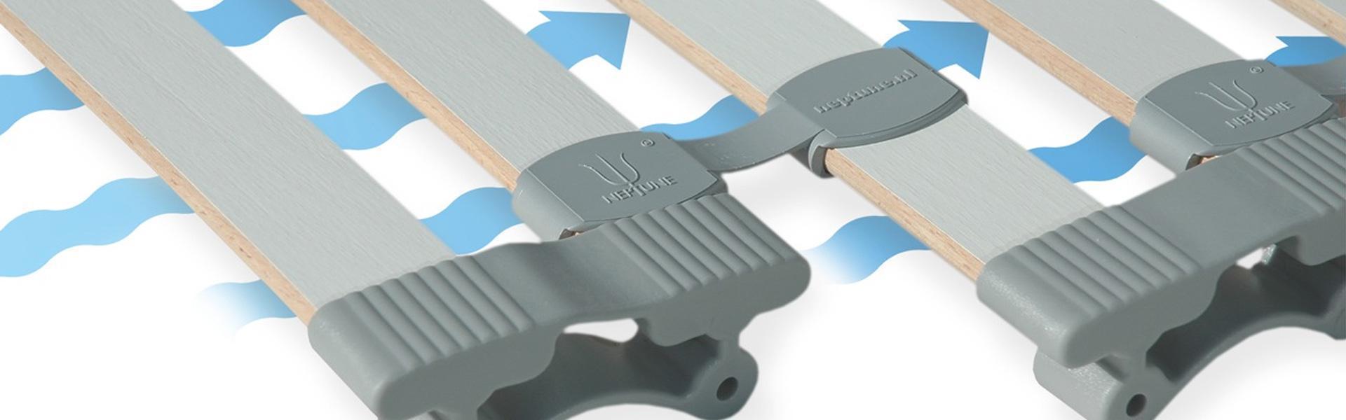 Slatted bases for aeration and comfort - Neptune
